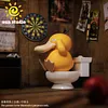 Constipated Psyduck & Unclogged Gengar - Pokemon Resin Statue - sun Studio