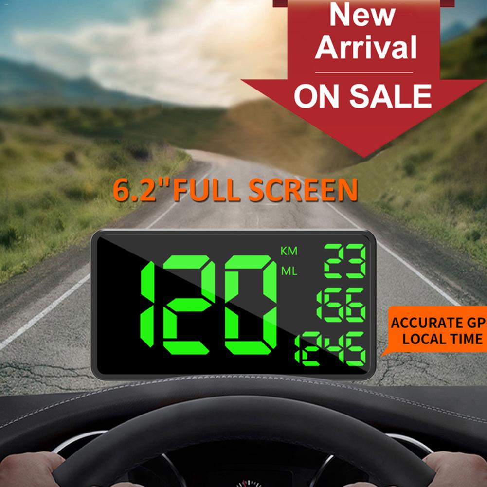 6.2 inche GPS HUD Speedometer Head Up Dispaly Speedometer Over Speed ...