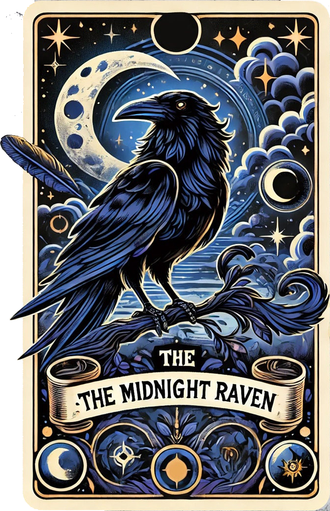 Dark Midnight Raven (40*60CM) Diamond Painting