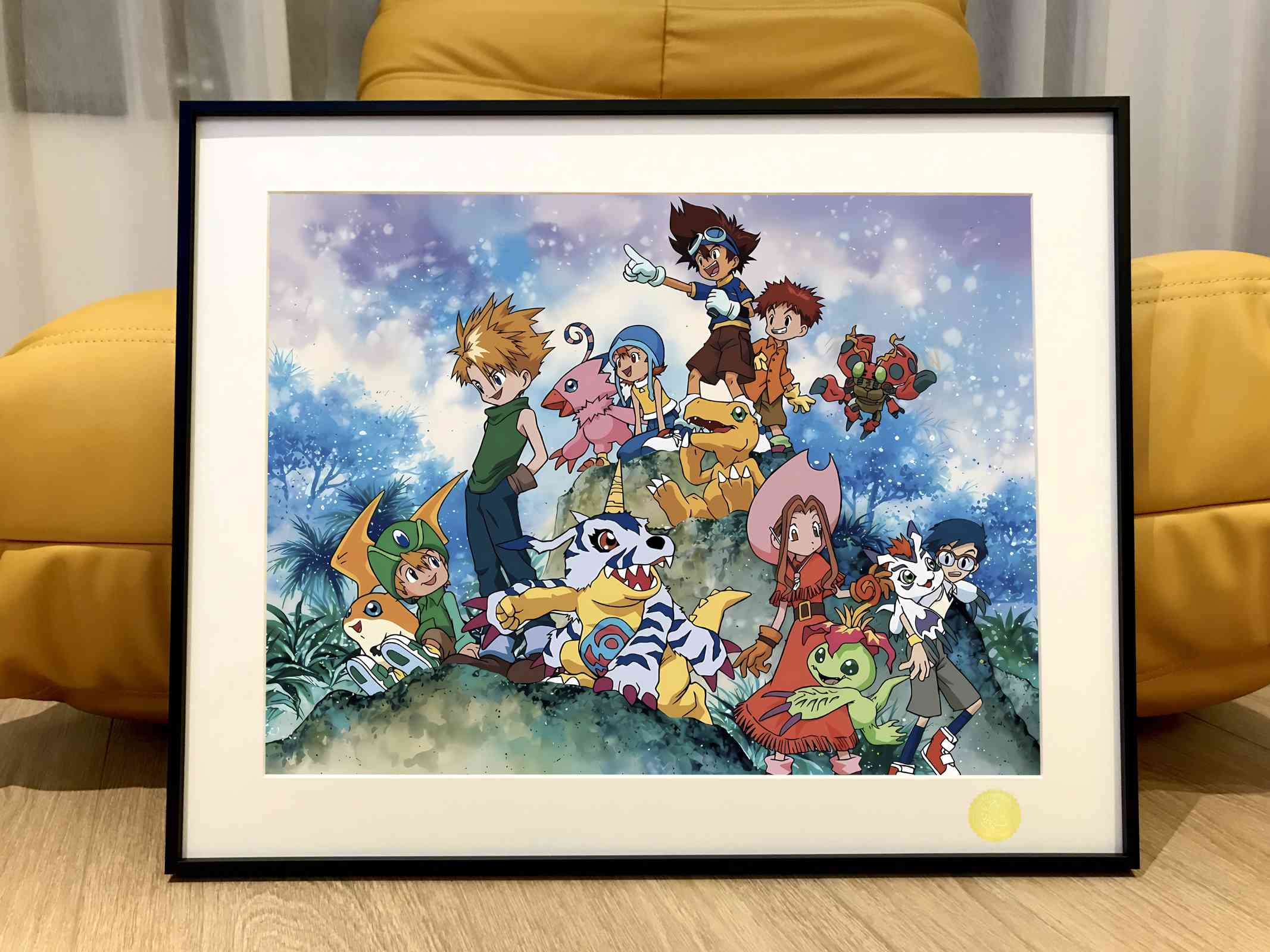 Main Characters of Digimon & Digital Monsters Decorative Painting ...