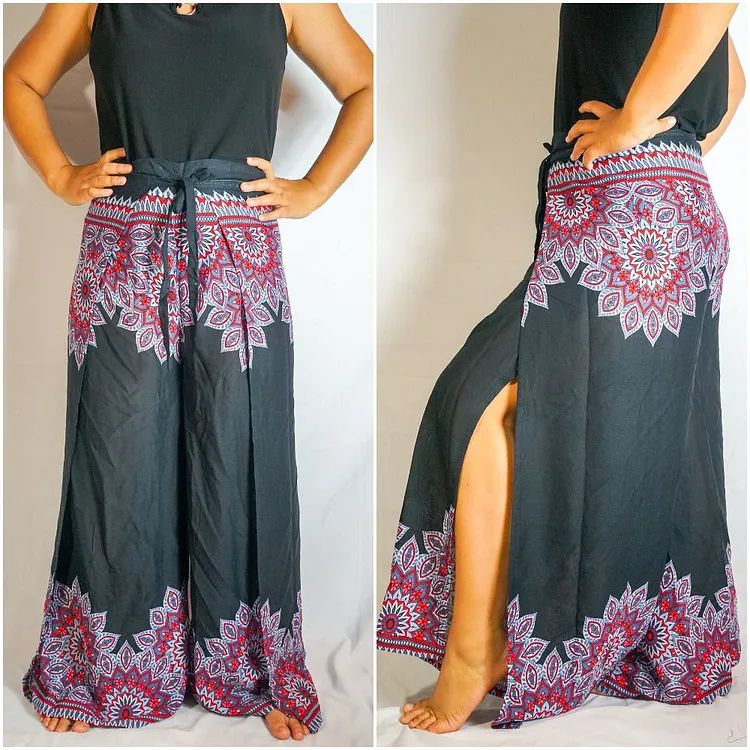 Wrap Pants, Hippie Pants, Boho Pants, Harem Flow Pants