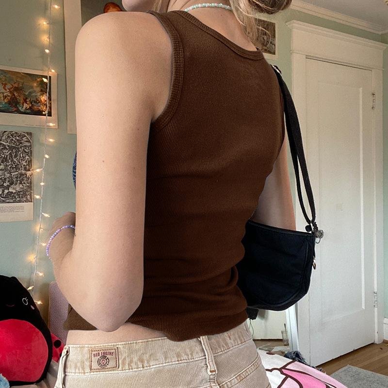 RHINESTONE HEART TANK TOP