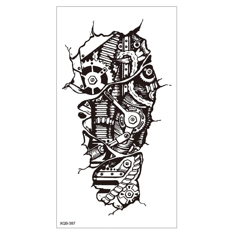 40 Designs Tattoo Stickers Waterproof Lasting 15 Days Arm Tattoo ...