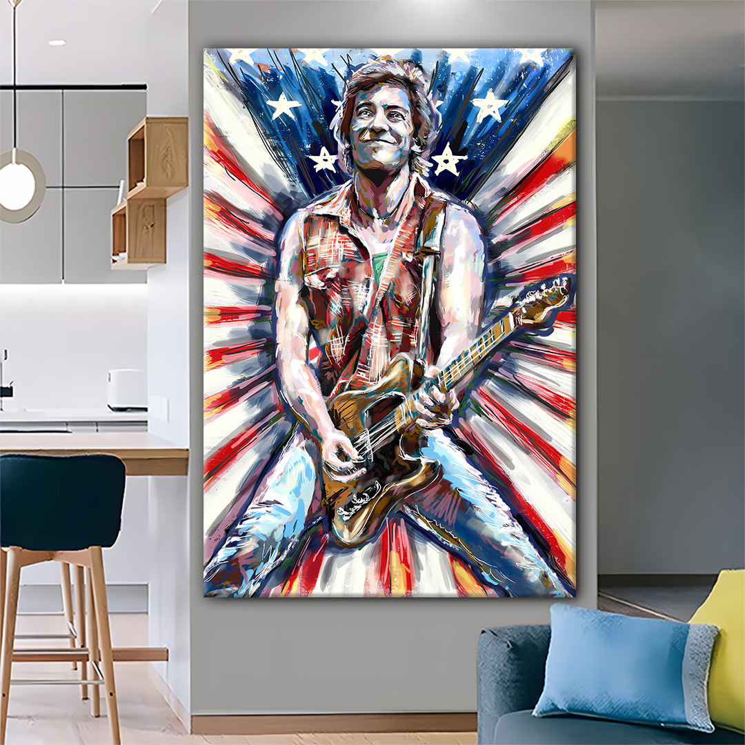Bruce Springsteen Canvas Wall Art