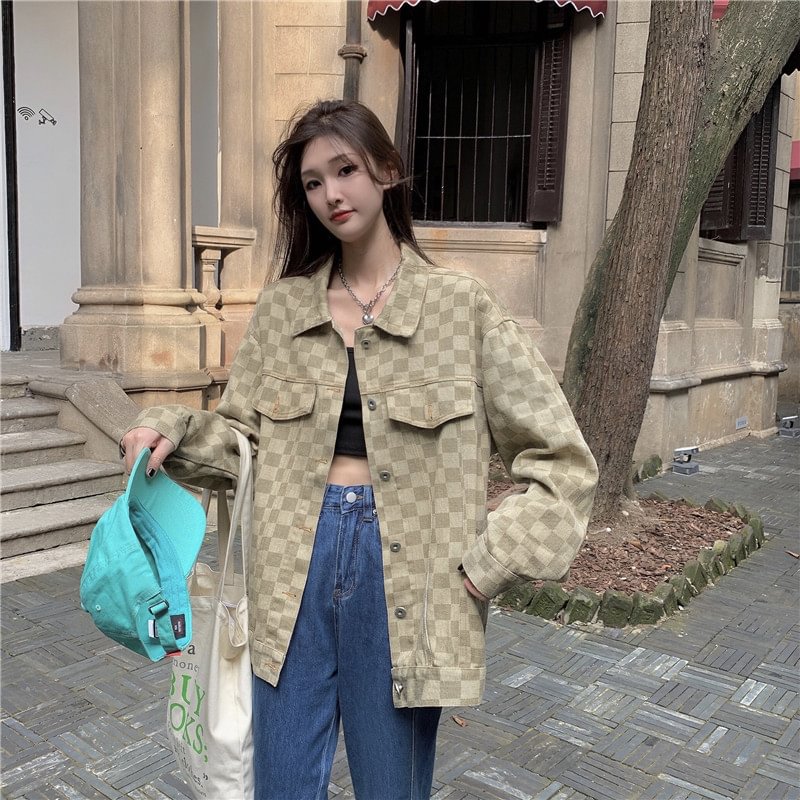 CHECKERBOARD JACKET