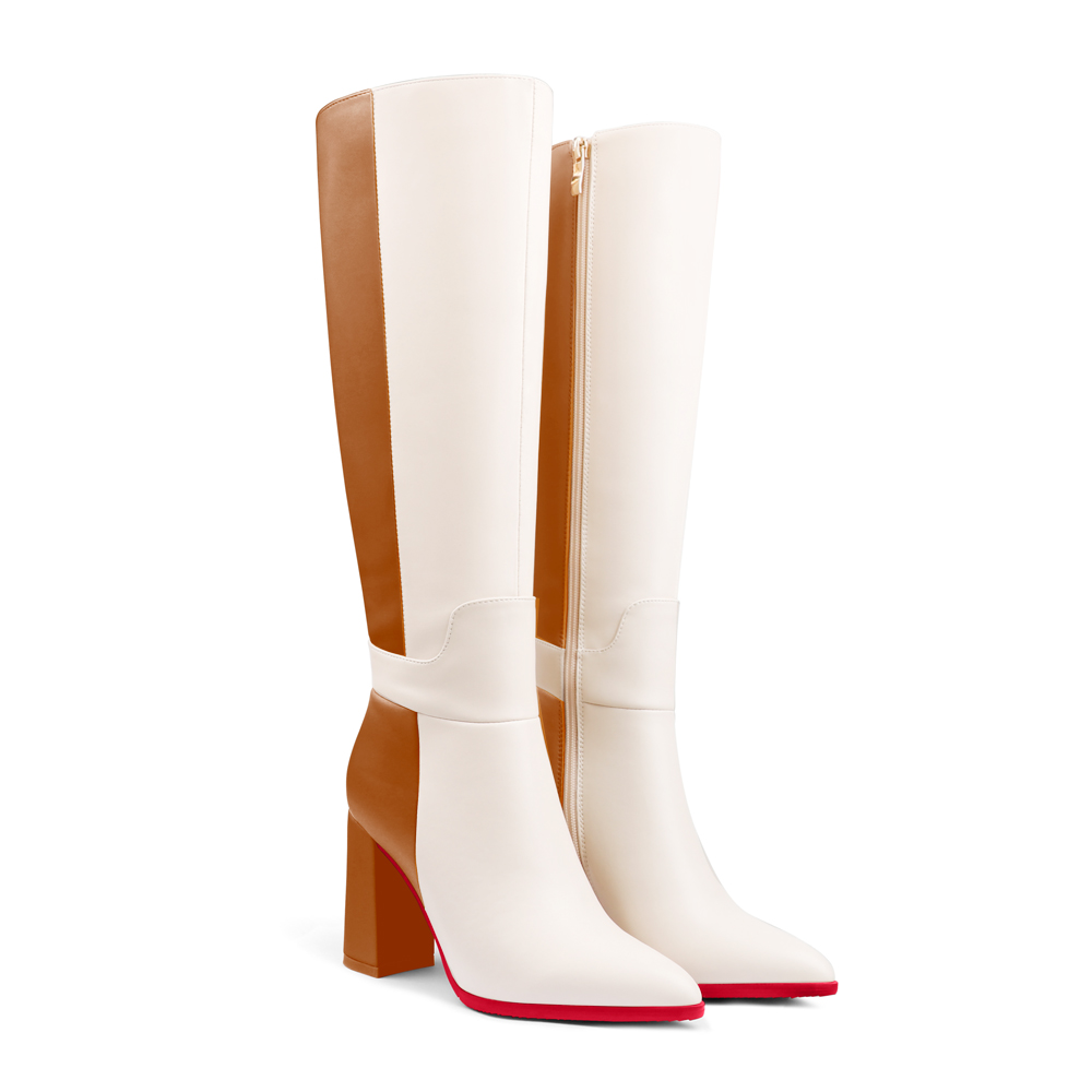 Red Bottom Knee Boots