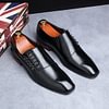 Classic Men's Side Lace-Up Formal Business Oxford Dress Shoes