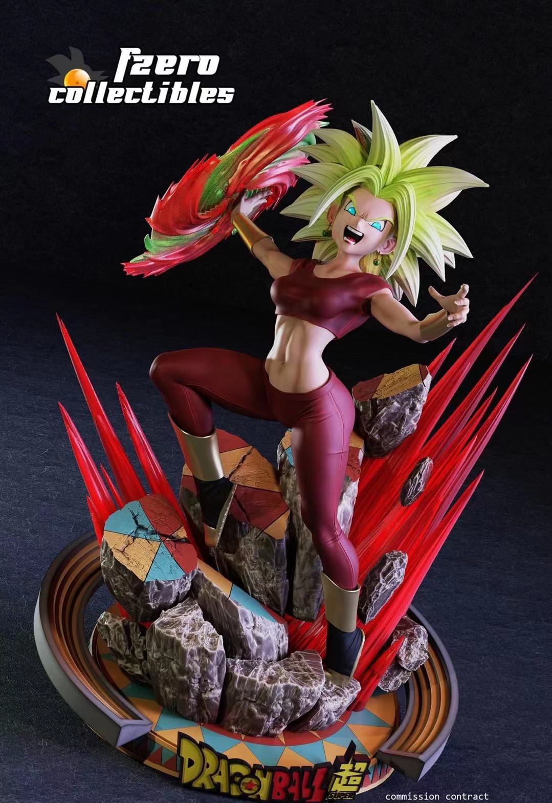 1/4 Scale Super Saiyan Kefla With LED - Dragon Ball Resin Statue - FZ ...