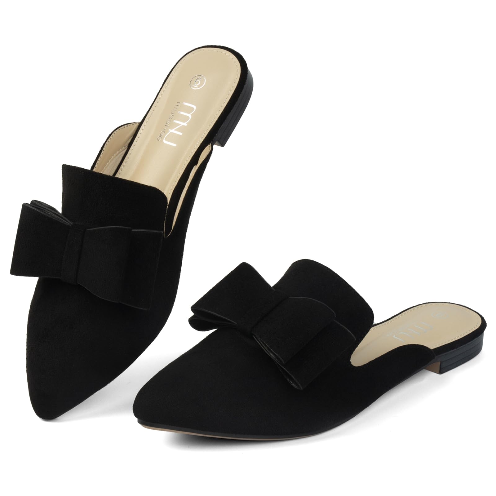 Elegant Black Pointed Toe Mules: Your Stylish Must-Have!