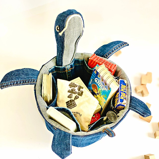 DIY Turtle Storage Basket - Include Instructions + Template（4 PCS)