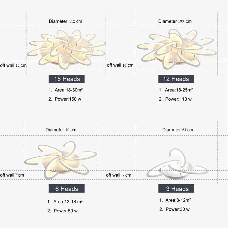 Remote Control Led Ceiling Light With Ultra-thin Acrylic Lamp Ceiling ...