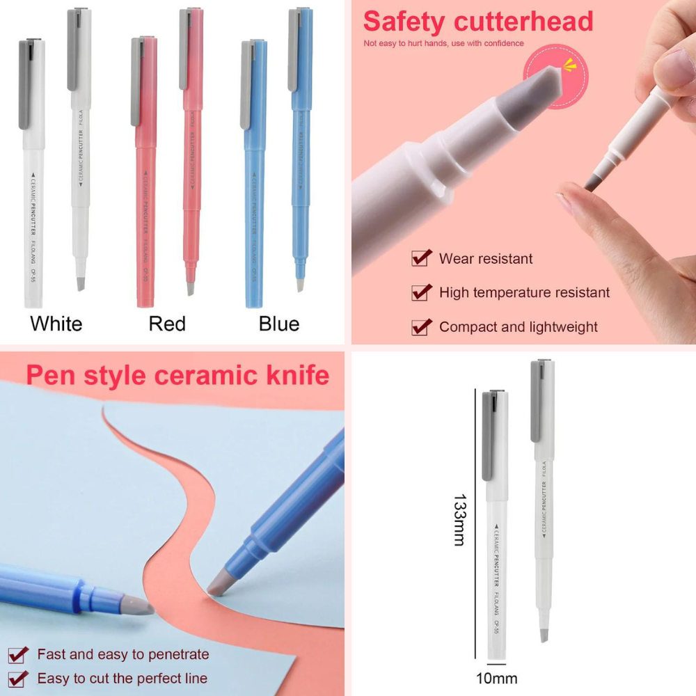 Pen Shaped Blade Utility Knife DIY Diamond Painting Paper Ceramic Cutter