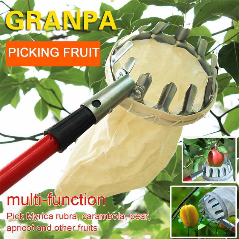 Fruit Picker Head Basket Portable Fruits Catcher For Harvest Picking ...