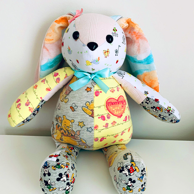 Sewing Memory Bunny Template Set - With Instructions