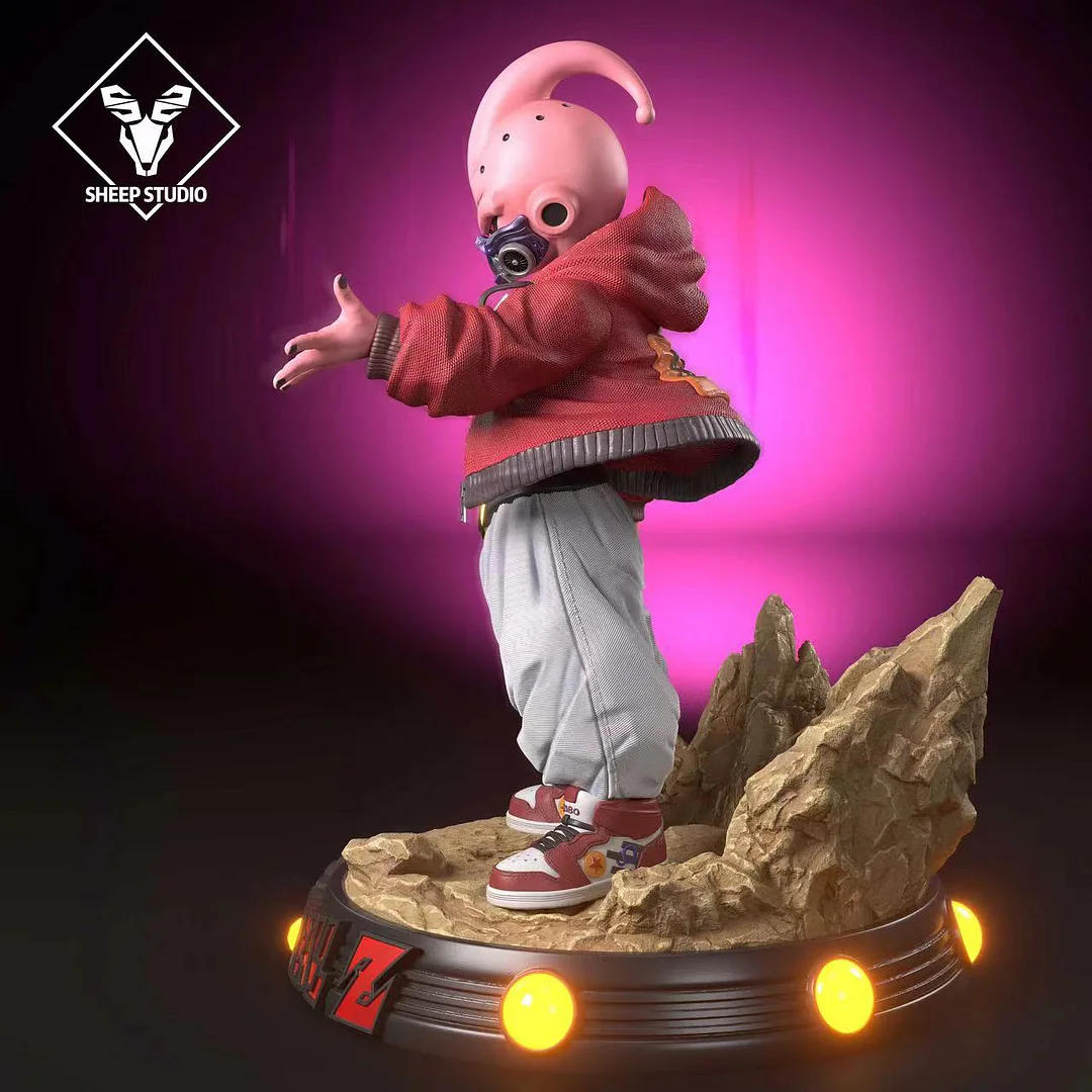 Majin Buu with LED - Dragon Ball Resin Statue - Sheep Studio