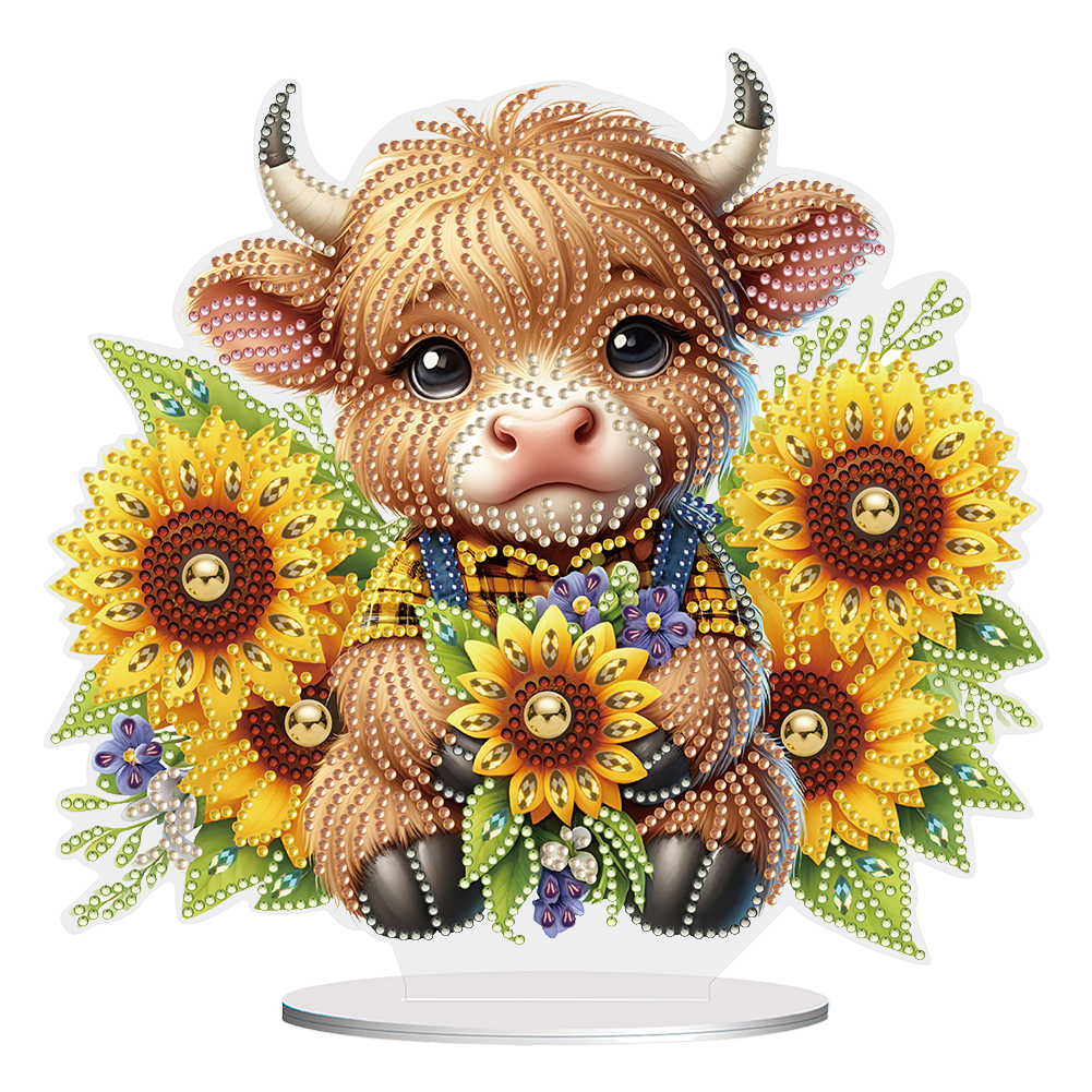 Special Shaped Yak Desktop Diamond Painting for Beginner Kids (Yak ...
