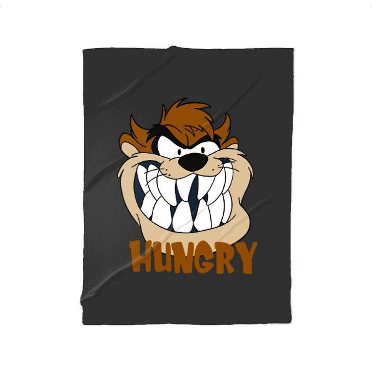 Taz Is Hungry, Looney Tunes Fleece Blanket