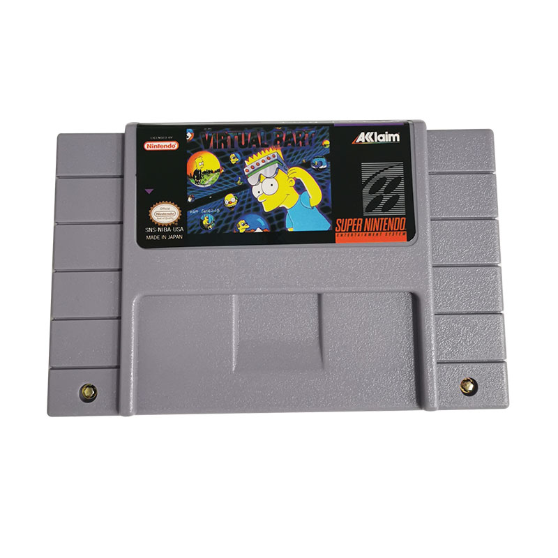 Virtual Bart SNES For Super Nintendo Entertainment System - 16 Bit US ...