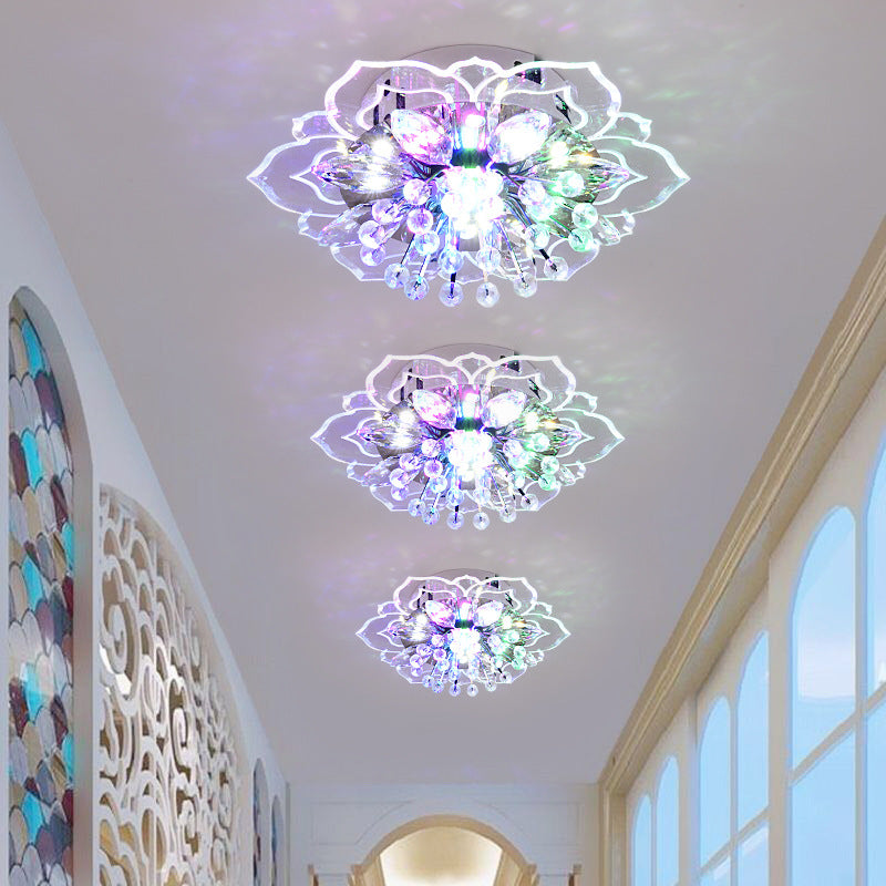 Small crystal lamp corridor lamp modern minimalist living room lamp ...