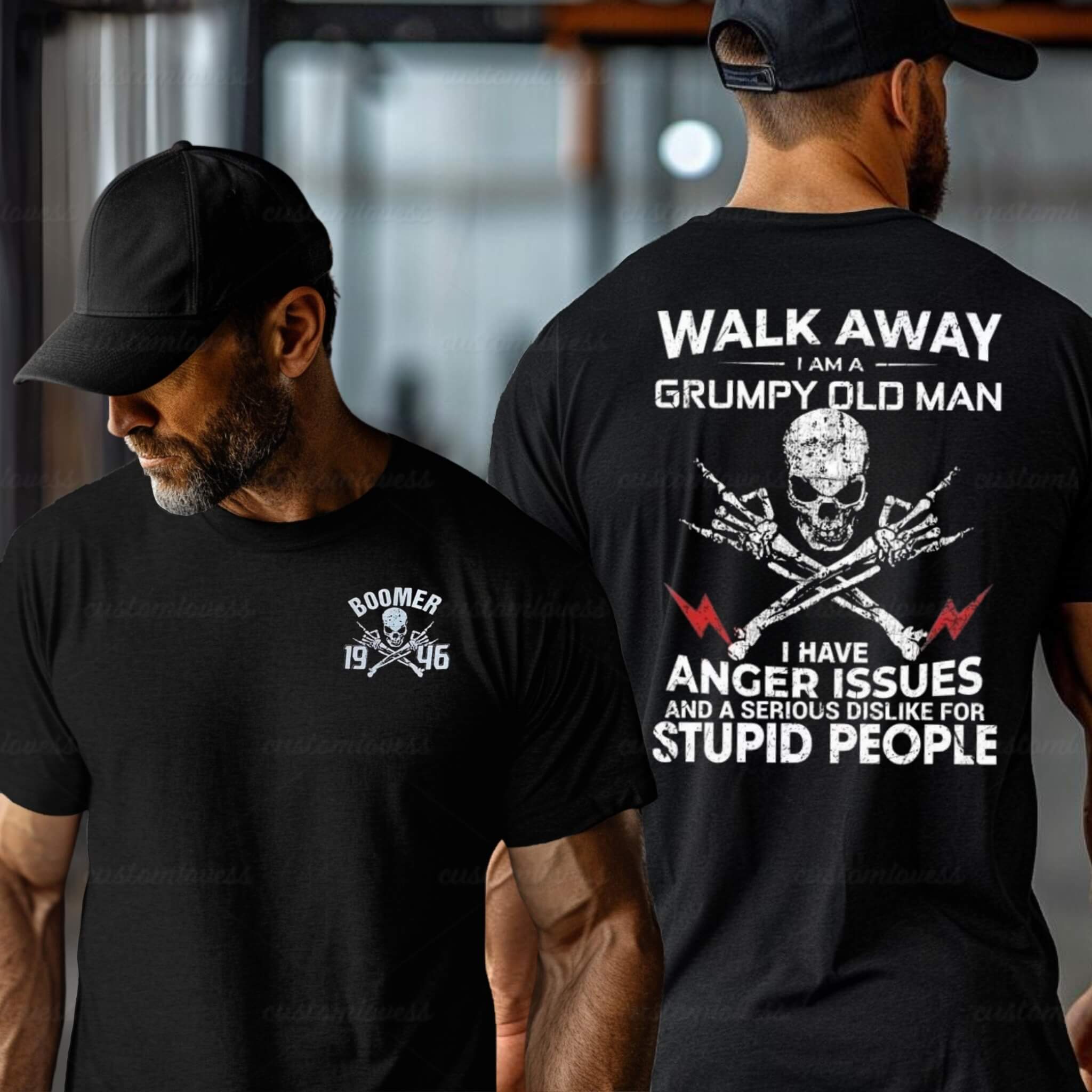 Custom I Am A Grumpy Old Man Shirt