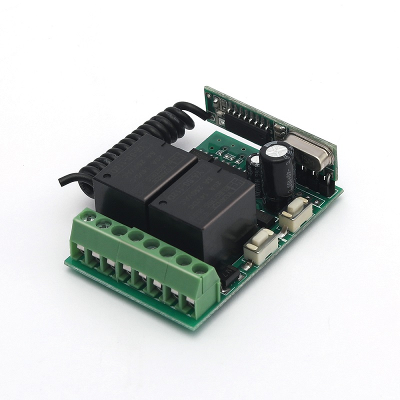 Small Size 12v remote switch 2 channel remote control system 315 433mhz ...