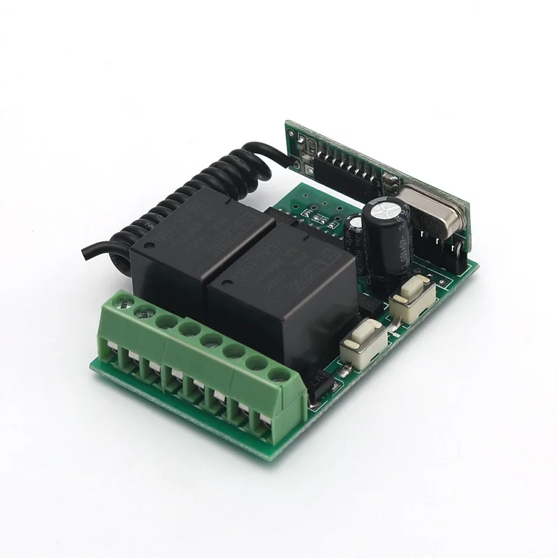 Small Size 12v remote switch 2 channel remote control system 315 433mhz ...