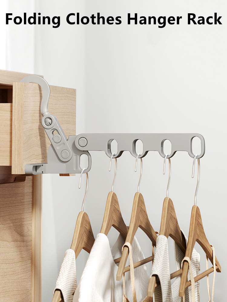 Folding Clothes Hanger Rack
