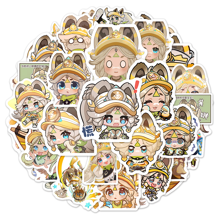 Genshin Impact Collection Role Stickers 53 Pieces Kachina