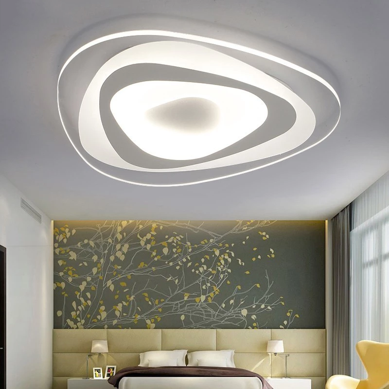 Ultrathin Triangle Ceiling Lights Lamps For Living Room Bedroom Lustres ...