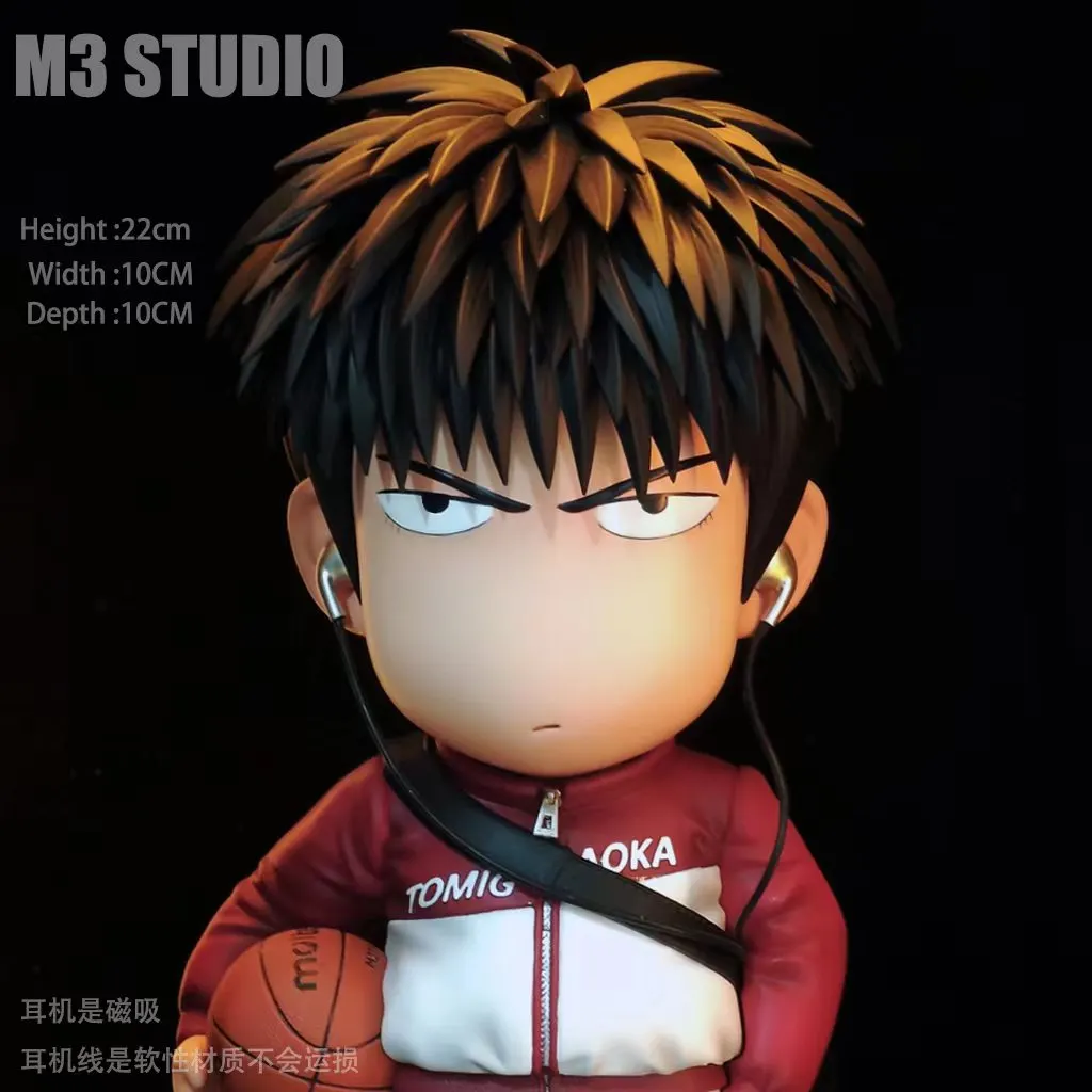 Chibi Ver. Tomiaki School Kaede Rukawa - SLAM DUNK Resin Statue - M3 ...