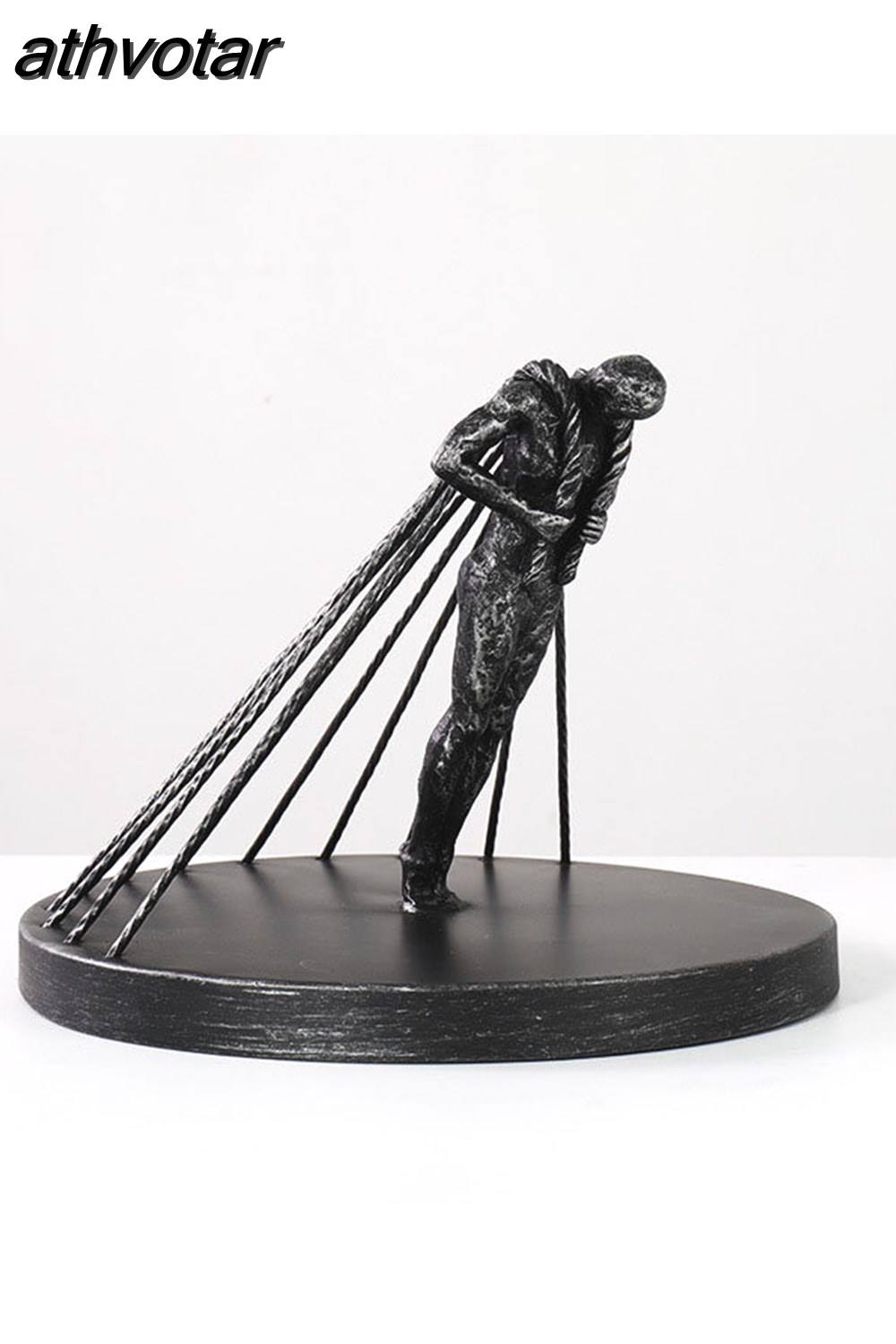 athvotar Iron Boat Tracker Metal Figure Sculpture Desk Decoration ...