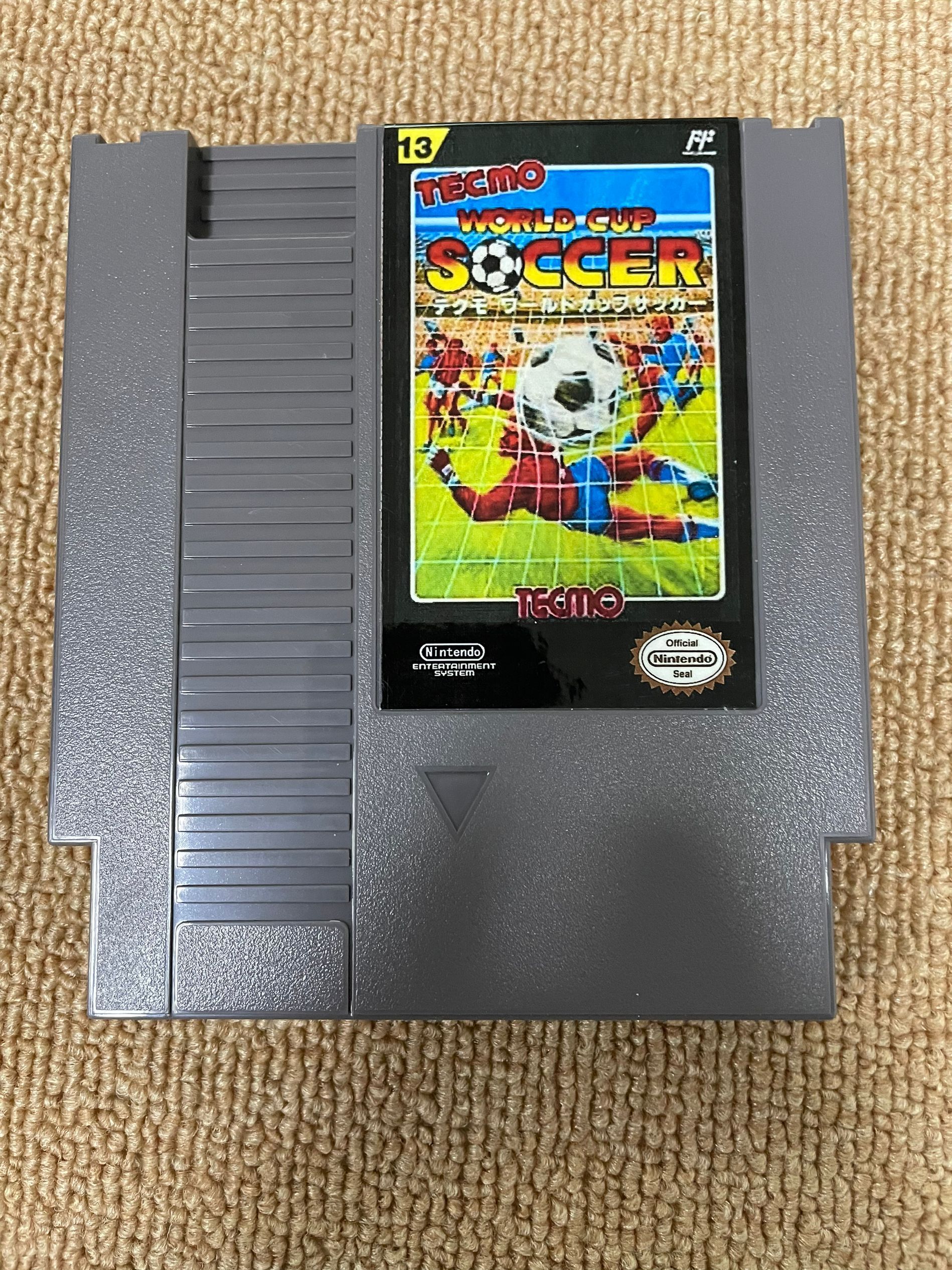 Tecmo World Cup Soccer NES For Nintendo Entertainment System - 8 Bit Game Cartridge