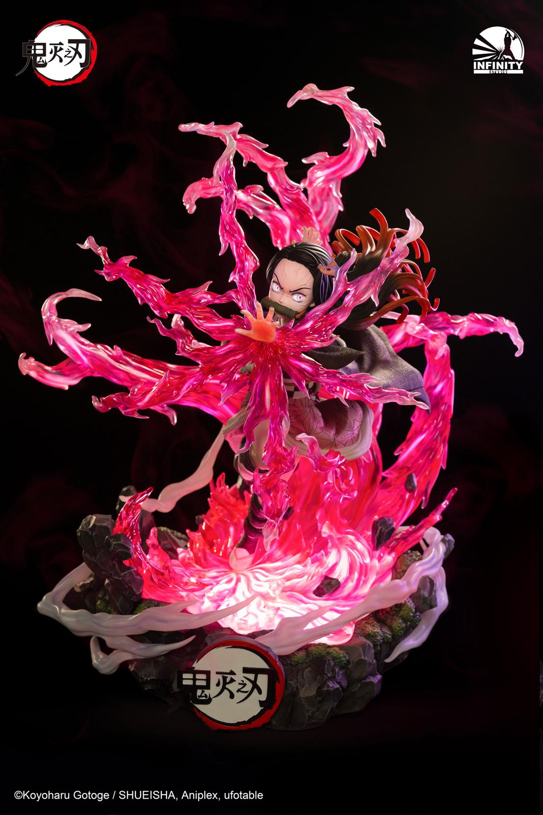 1/4 Scale Nezuko Kamado with LED - Demon Slayer: Kimetsu No Yaiba Resin ...