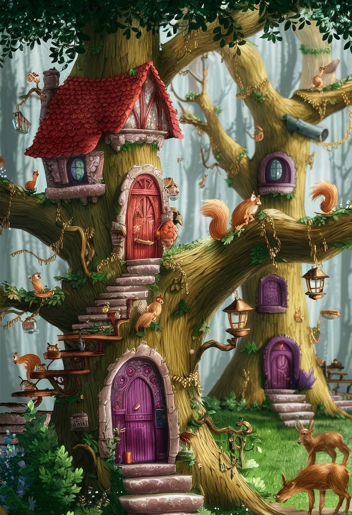 DIY Painting By Numbers | Tree - 40*60cm