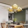 Led Bird Nest Modern Gold Ceiling Chandelier Vintage Oriental ...