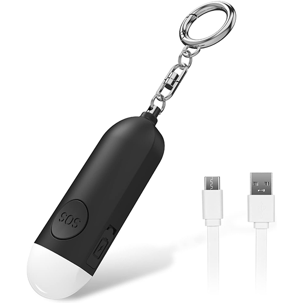 Pocket Alarm with 130 dB Siren and LED Light