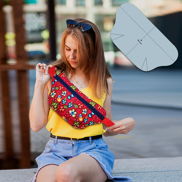 Messenger bag Sewing template – With Tutorial