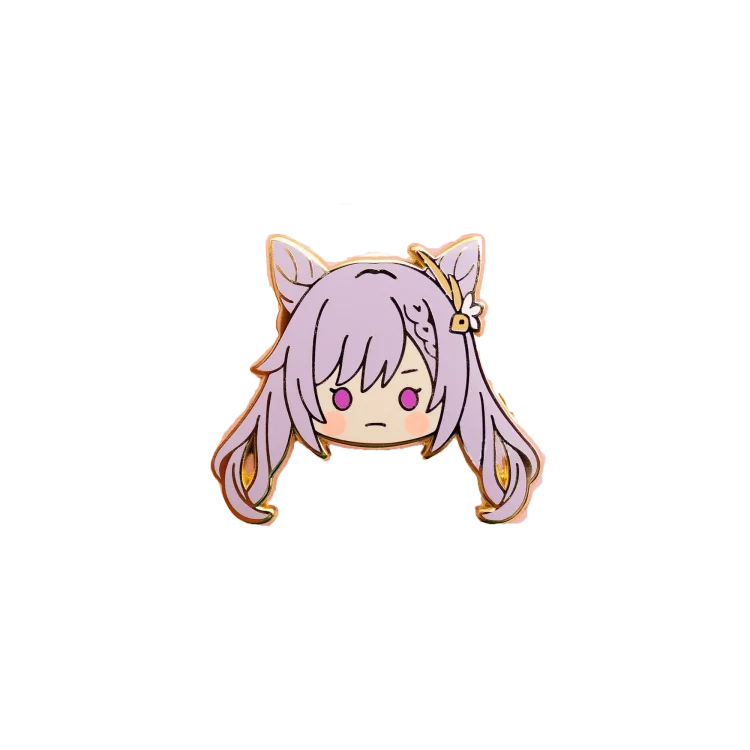 Genshin Impact Keqing & Xiangling Enamel Pin Badge