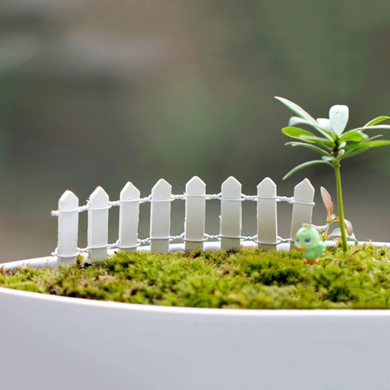 1 Pcs Mini Fence 10 Colors Popular Cute Home Decoration Microlands ...