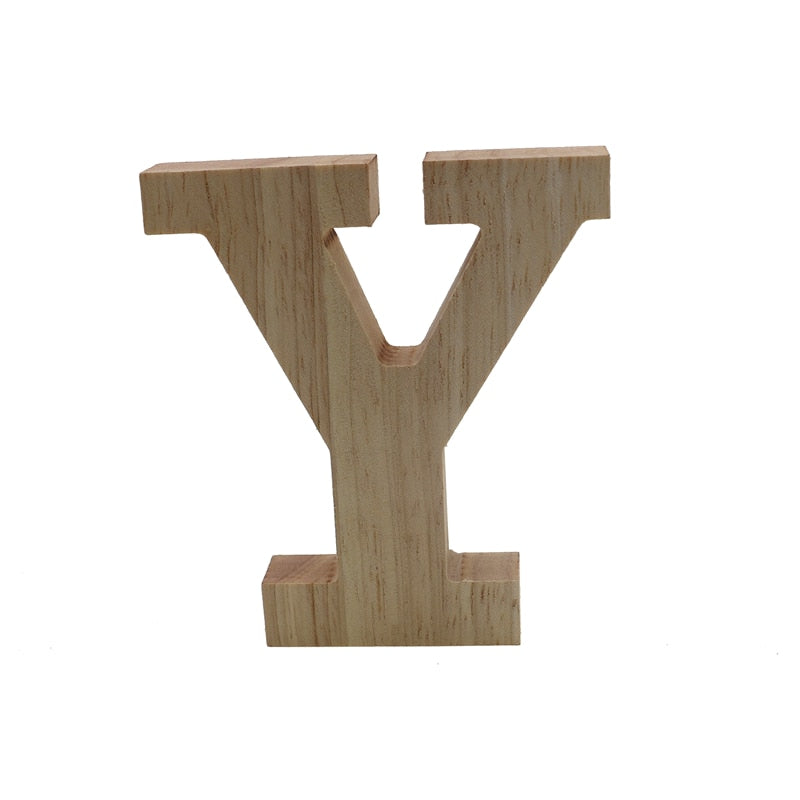 RUNBAZEF Decor Color Wooden Letter 26 Wood English Alphabet Letters ...