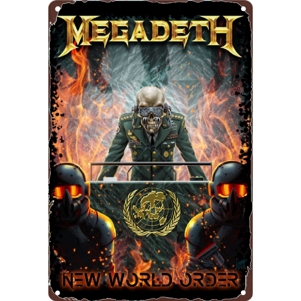 Megadeth - Vintage Metal Signs - 20*30cm/30*40cm - Music