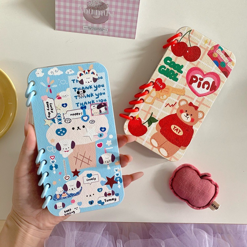 Cute Illustration Notebook Phone Case