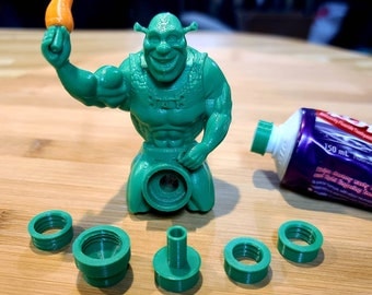 Shrek Pooping Toothpaste Topper | Carrot Plug |3D Printed Universal Fit ...