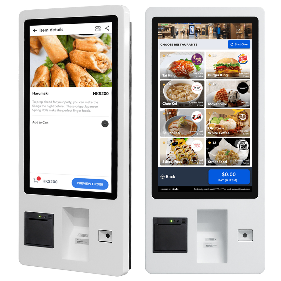 32 inch RFID touch screen display horizontal or wall mounted kiosks ...