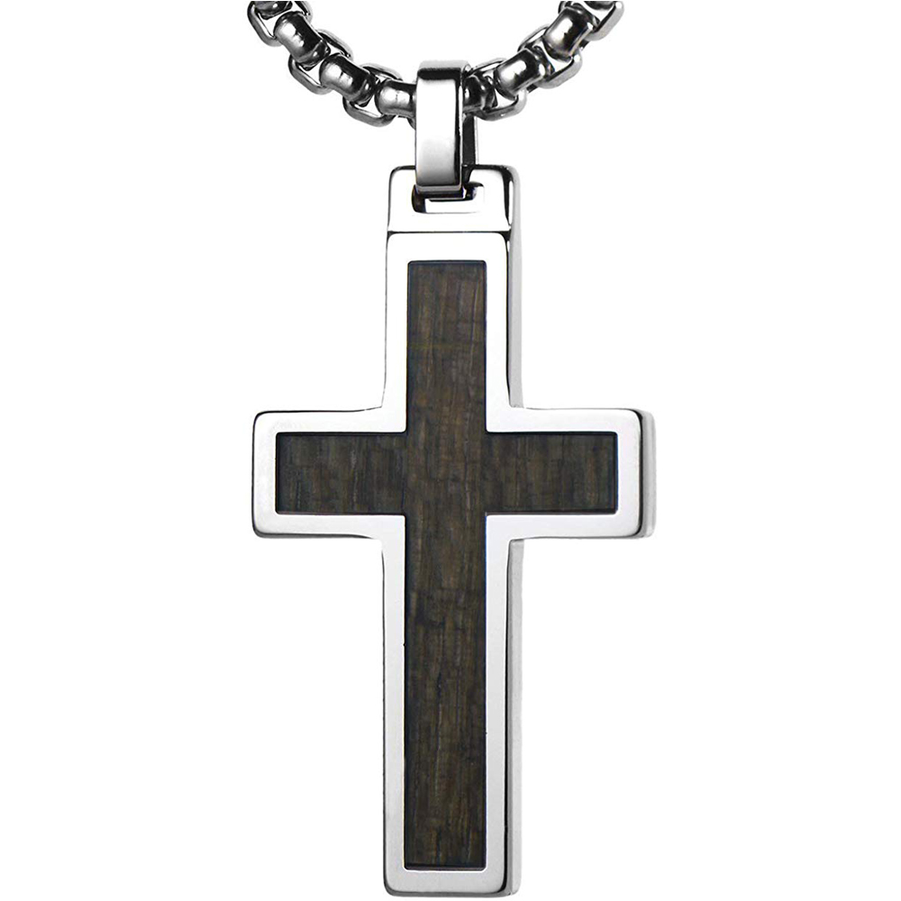 Women's Or Men's Unique Tungsten Cross Pendant .4mm Wide Surgical ...