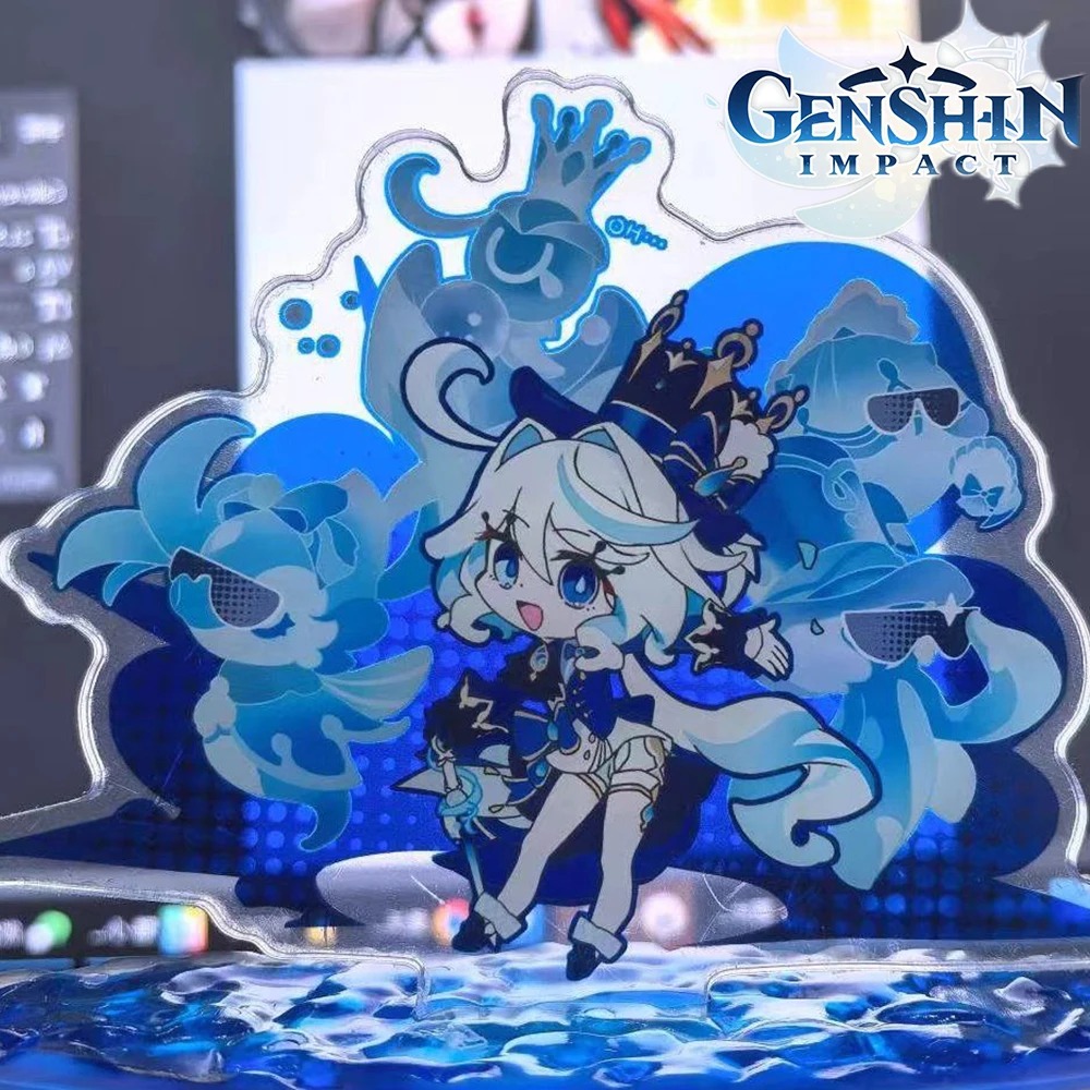 Genshin Impact Furina Stand Cosplay Acrylic Standing Plate