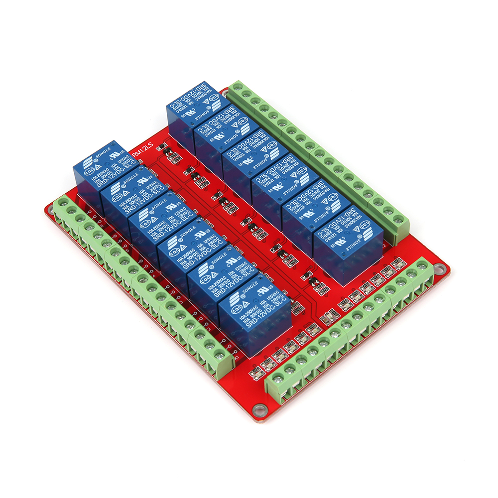 12 Channel Relay Module Without Light Coupling 12V