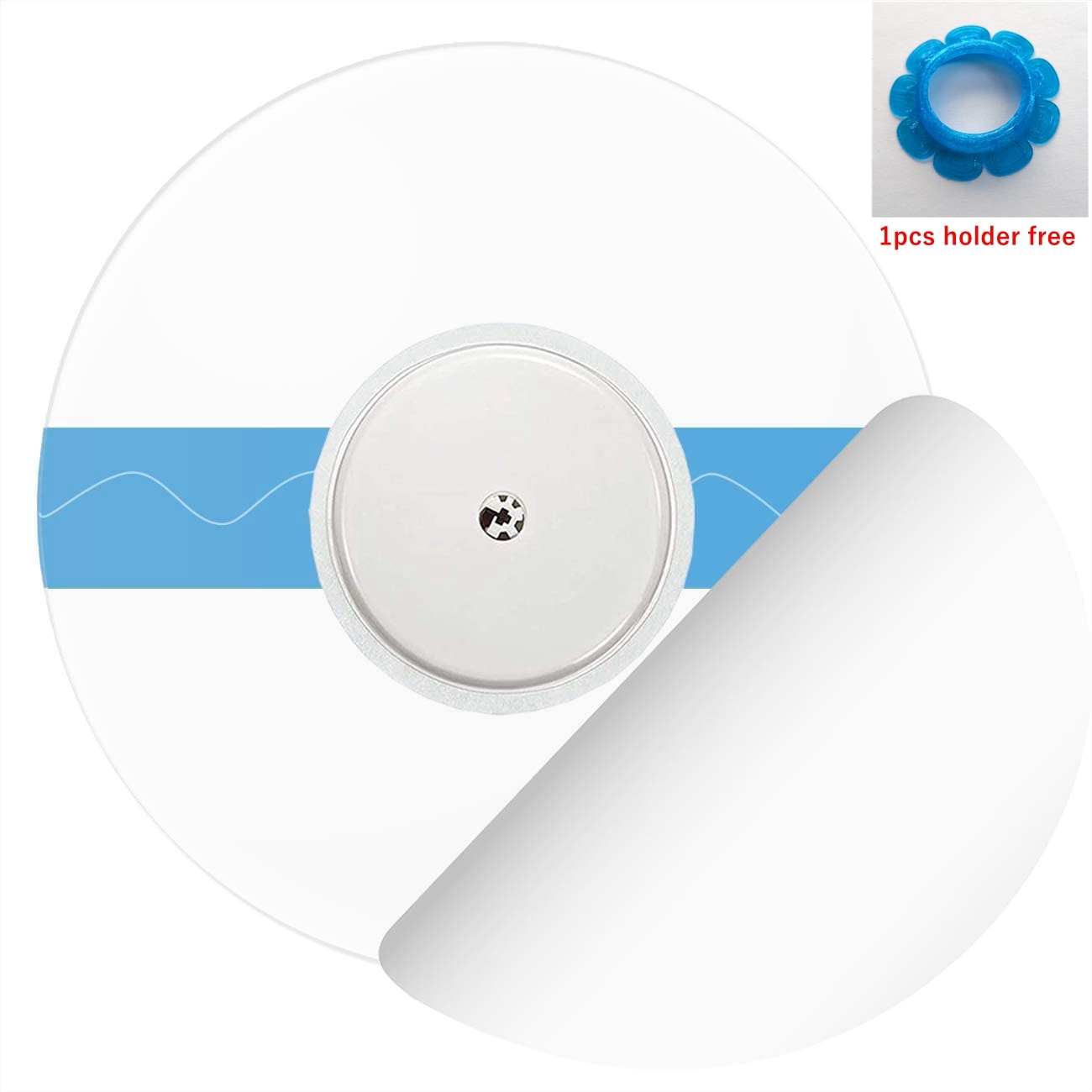 50pcs Transparent Waterproof Adhesive Patches Freestyle Libre Sensor ...