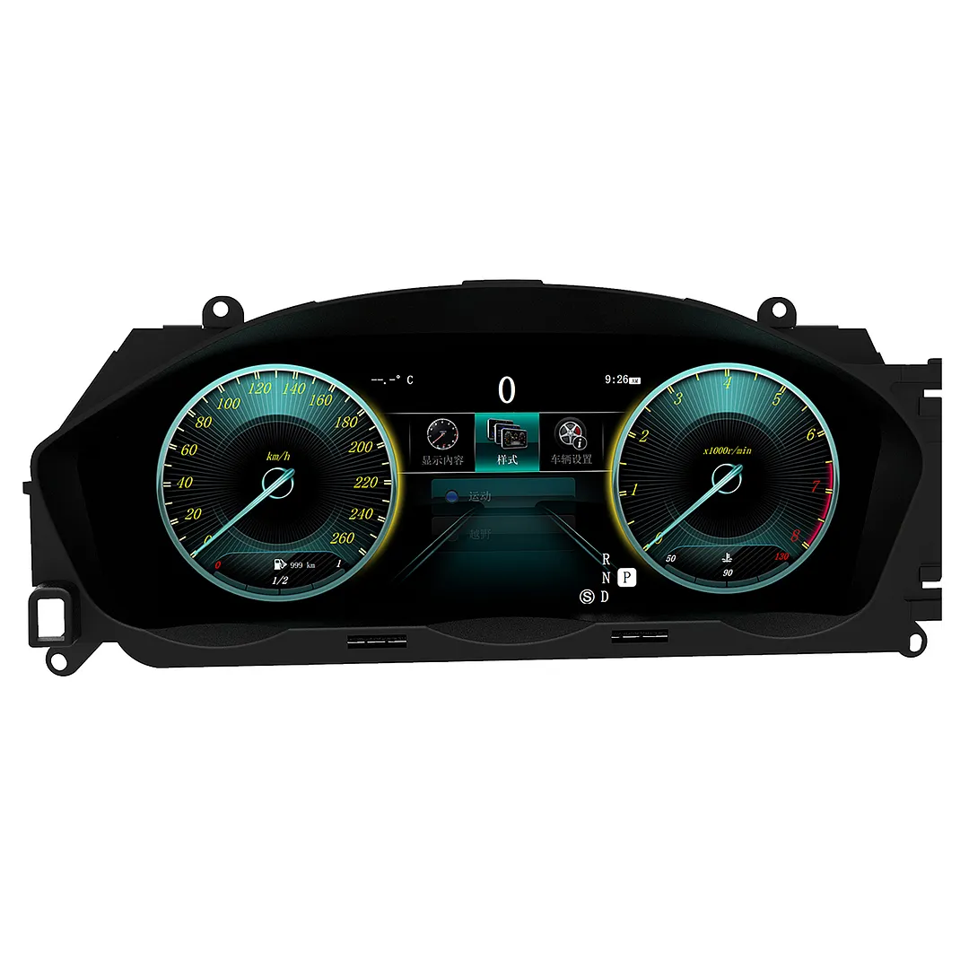 KOASON 12.3inch Digital LCD Dashboard Cluster For Mercedes Benz C class ...