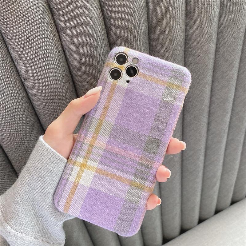 Purple Plaid Phone Case